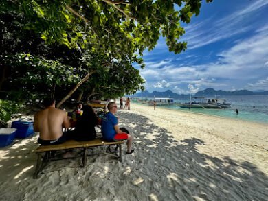 Exploring Seven Commando Beach in Palawan